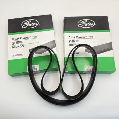 China Gates TruckRunner Multi Rib Belt 8PK 10PK, Serpentine Belt For Commercial Vehicle Bus Truck Engine for sale