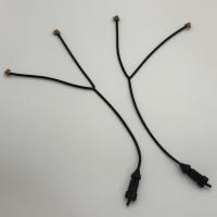 China Bus Brake Pad Wear Sensor Warning Cable, Disc Brake Induction Wire, For VIE & Heli, Female Waterproof Connector Black Plug for sale