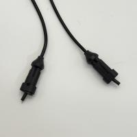 China Bus Brake Pad Wear Sensor Warning Cable, Disc Brake Induction Wire, For VIE & Heli, Female Waterproof Connector Black Plug for sale