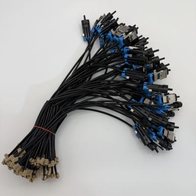 China Yuanfeng Bus Brake Pad Wear Sensor Warning Cable YF3501AD02‑050‑B, Disc Brake Induction Wire With Blue Waterproof Connector for sale