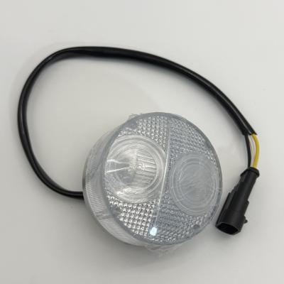 China Round Bus Front Turn Signal Light 12V / 24V, OEM 24111AJ0004 & 24111A00014, Coach Direction Indicator Replacement Lamp for sale