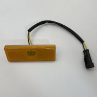 China 24V LED Side Marker Light XML6127‑CZXD Amber Rectangle Side Clearance Warning Lamp Universal Spare Parts for Bus & Coach for sale