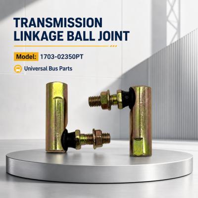 China Bus Universal Parts Gearbox Linkage Ball Joint L Type Model 1703-02350PT For Bus Gear Shift Control Rod for sale