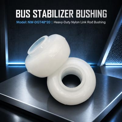 China Bus General Parts Stabilizer Bushing Nylon Link Rod Bushing Model NW-DGT48*20 Suspension Rubber Bushing for Commercial Vehicles for sale