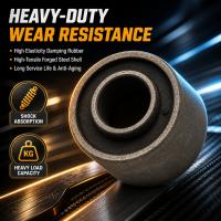 China Universal Bus Stabilizer Bar End Bushing 68*24*50/65mm Heavy Duty Suspension Rubber Bushing for Commercial Bus Repair for sale