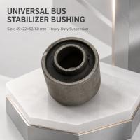 China Universal Coach Stabilizer Bar End Bearing Bushing Rubber Sleeve 49*22*50/60 Bus Maintenance Replacement Parts for sale