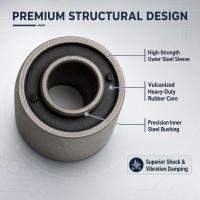 China Universal Bus Stabilizer Bar End Bushing Rubber Sleeve Size 48*20*50mm Balance Rod Bearing Bushing for Coach Chassis Replacement for sale