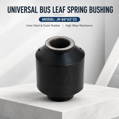 China General Bus Steel Bushing Inner Iron Outer Rubber Bushing Size 86*62*25mm Bus Suspension Rubber Sleeve Auto Spare Parts for sale