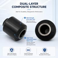 China General Bus Steel Bushing Inner Iron Outer Rubber Bushing Size 86*62*25mm Bus Suspension Rubber Sleeve Auto Spare Parts for sale