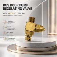 China Universal Bus Door Pump Regulating Throttle Valve M10 Model MBTYF-10 Replacement Parts for Bus Door Pneumatic System for sale