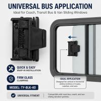 China Universal Bus Window Glass Latch TY-BLK-40 Sliding Window Lock Catch Replacement Spare Parts for City Bus Coach Minibus for sale
