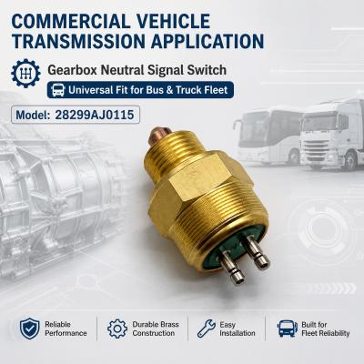 China Neutral Safety Switch 28299AJ0115 Gearbox Neutral Signal Switch Universal Transmission Switch for Bus Coach Commercial Truck for sale