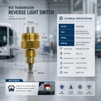 China New Type Reverse Gear Switch For Bus Universal Transmission Signal Light Switch Model 0710207004 for sale
