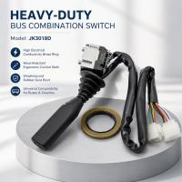 China Universal Bus Combination Switch JK3018D with High Low Beam Wiper and Horn Control for Coach Bus Replacement Spare Parts for sale