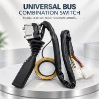 China Universal Bus Combination Switch JK3018D with High Low Beam Wiper and Horn Control for Coach Bus Replacement Spare Parts for sale