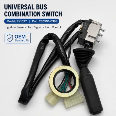 China Universal Bus Combination Switch SY1027 Multi Function Control Switch For Headlight High Low Beam Wiper And Horn for sale