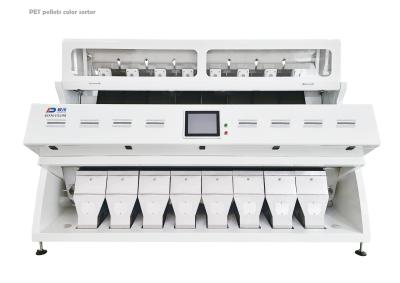 China Optical  PET Pellets / Flakes Color Sorter 8 Chute for sale