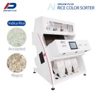 China 3 Chute Rice Color Sorting Machine 192 Channels With CCD Camera for sale