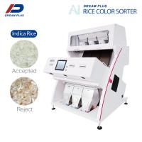 China 3 Chute Rice Color Sorting Machine 192 Channels With CCD Camera for sale
