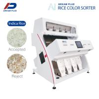 China Automatic 4 Chutes Agriculture Rice Color Sorting Machine High Efficiency for sale