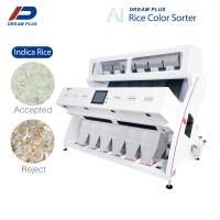 China 384 Channels CCD Rice Color Sorter Machine 6 Chutes for sale
