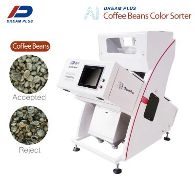 China Dream Plus 1 Chutes Coffee Bean Sorting Machine 96 Channels for sale