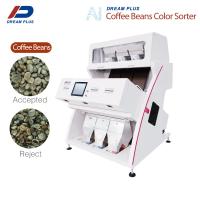 China CCD RGB Camera Coffee Bean Sorting Machine 3 Chutes 192 Channels High Accuracy for sale