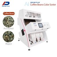 China CCD RGB Camera Coffee Bean Sorting Machine 3 Chutes 192 Channels High Accuracy for sale