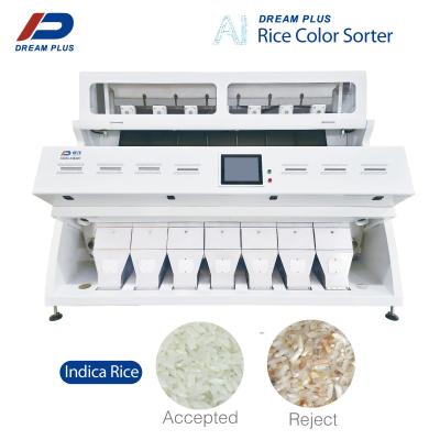 China 7 Chute CCD Rice Color Sorter Machine High Accuracy for sale