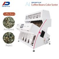 China CCD RGB Camera Coffee Bean Sorting Machine 4 Chutes for sale