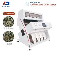 China CCD RGB Camera Coffee Bean Sorting Machine 4 Chutes for sale