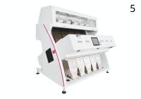 China 5 Chute 384 Channel Grain Rice Sorting Machine Automatic for sale