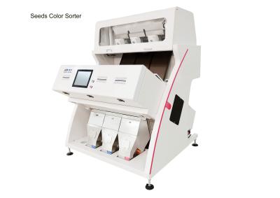China 3 Chutes Seeds Color Sorter With Secondary Sorting for sale