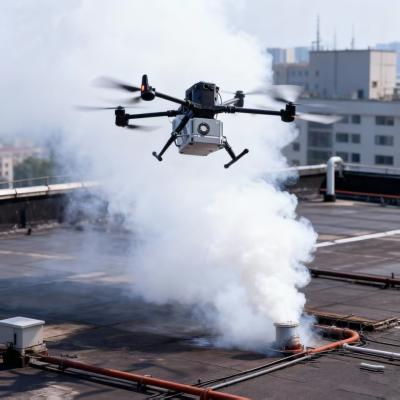 China Passive FTIR UAV Drone Chemical Gas Detector LoRaWAN WiFi For Environmental Impact Assessments for sale