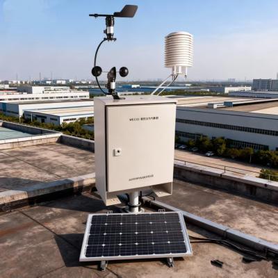 China Industrial Air Monitor Featuring Solar Powered Operation and Wireless Connectivity for Monitoring Air in Logistics Facilities for sale
