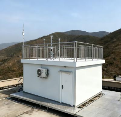 China Industrial Continuous Ambient Air Quality Monitoring Station System For Waste Facility for sale