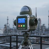 China FTIR Gas Detector with 360° Monitoring IP66 Protection and Remote Sensing Via Infrared Absorption for Chemical Plant Safety for sale