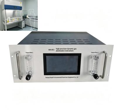 China High-Precision Dynamic Gas Distribution Instrument with ≤1% F.S Flow Accuracy and Stainless Steel Flow Controllers for Accurate Calibration for sale