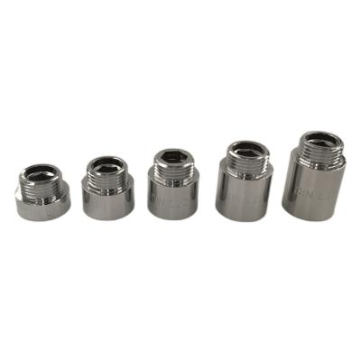 China 1 Inch Forged Chromed Brass Pipe Fittings ISO 228 DIN EN 10226-1 BS21 Standard 16 Bar Pressure Rating for sale