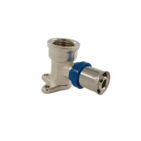 China PE Pipes Brass Press Fittings 90 Degrees Elbow 1/2 Inch with 16 Bar Pressure Rating and 10,000 Cycle Durability for sale