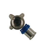 China PE Pipes Brass Press Fittings 90 Degrees Elbow 1/2 Inch with 16 Bar Pressure Rating and 10,000 Cycle Durability for sale