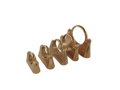 China Brass Saddle Pipe Clamp 15mm to 54mm Bronze Casting for PE PEX PVC Pipe Fixation for sale