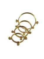 China 1'' Brass O-Type Pipe Clamp for PE PEX PVC Pipes - 15mm to 98mm Sizes with High Temperature Resistance for sale