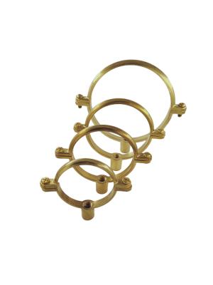 China 1'' Brass O-Type Pipe Clamp for PE PEX PVC Pipes - 15mm to 98mm Sizes with High Temperature Resistance for sale
