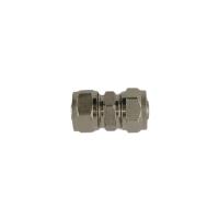 China 16mm Brass Compression Coupling with NBR Sealing Ring - 16 Bar Working Pressure, ISO228 Thread Standard for sale