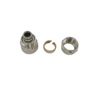 China 16mm ISO228 Brass Compression Fitting Female Straight Union for 2mm Pipe - 16 Bar Pressure Rating for sale