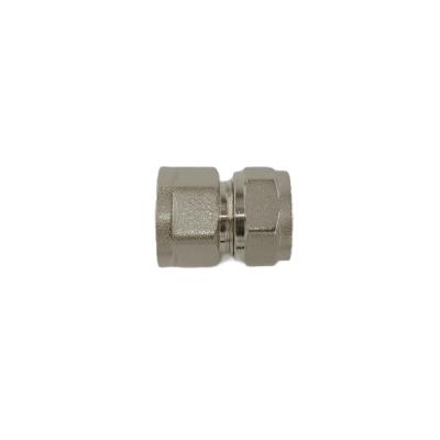 China 16mm ISO228 Brass Compression Fitting Female Straight Union for 2mm Pipe - 16 Bar Pressure Rating for sale