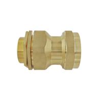 China 1 Inch M/F Thread Straight Brass Cable Joint Fittings - 16 Bar Pressure Rating, -10°C to 110°C Temperature Range for sale