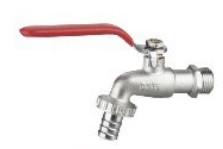 China Brass Bib Cock with G1/2 Inlet/Outlet, 1/2 Inch Size, 6-9L/min Flow Rate for Outdoor Water Control for sale