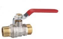 China Manual Brass Ball Valve Chrome Plated Handle Corrosion Resistant for sale